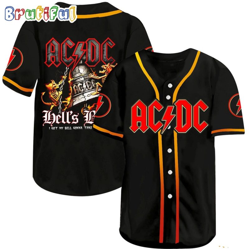 ACDC World Tour Acdc Pwr Up Tour 2024 Jersey Got My Bell Rock Band ...